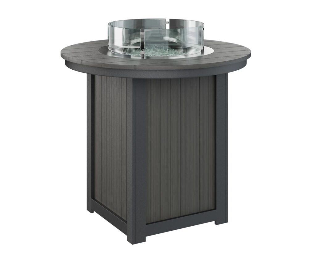 Amish Made Fire Tables | Stoll Furniture Company | Odon, Indiana.